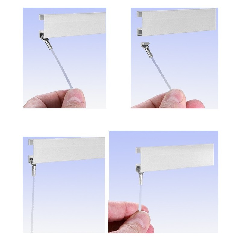Cobra Hanger Clear | Picture Hanging Company UK