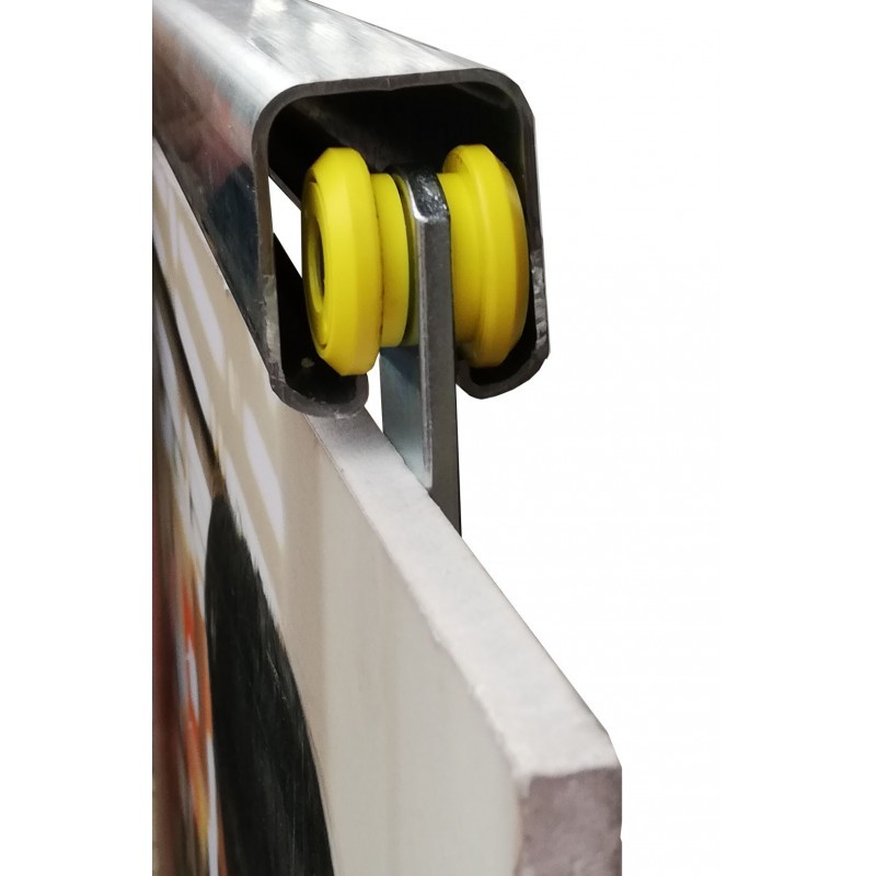 Sliding White Board Rail Wall Kit | Picture Hanging Company UK