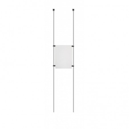 A4 Ceiling Rod Display | Picture Hanging Company UK