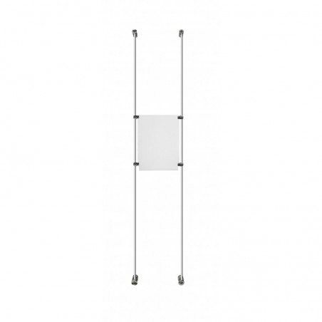 A3 Wall To Wall Rod Display | Picture Hanging Company UK