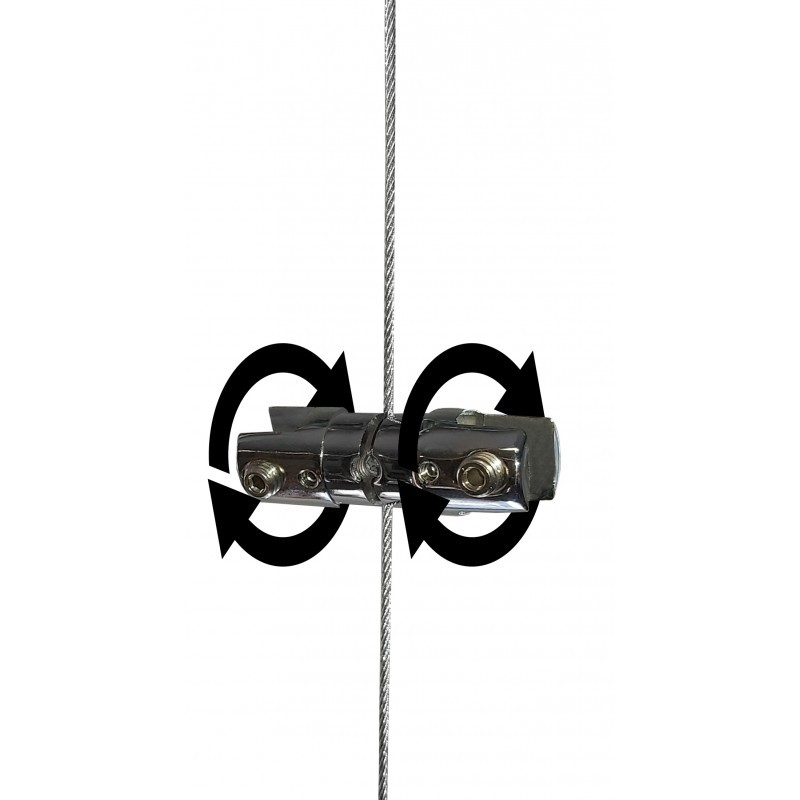 Multi Position Double Panel Support 10MM | Picture Hanging Company UK