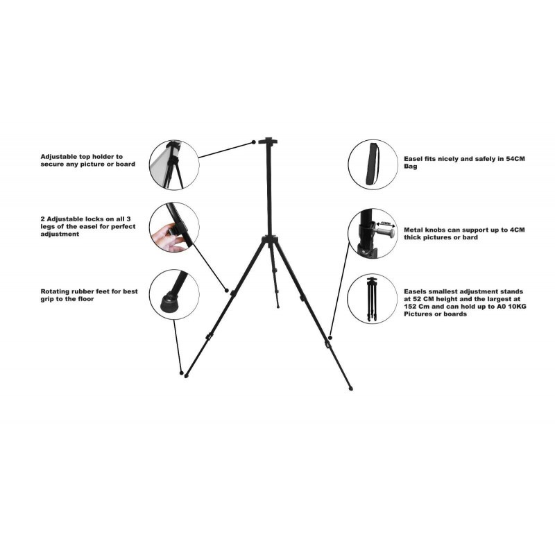 Folding display picture stand A1 | Picture Hanging Company UK
