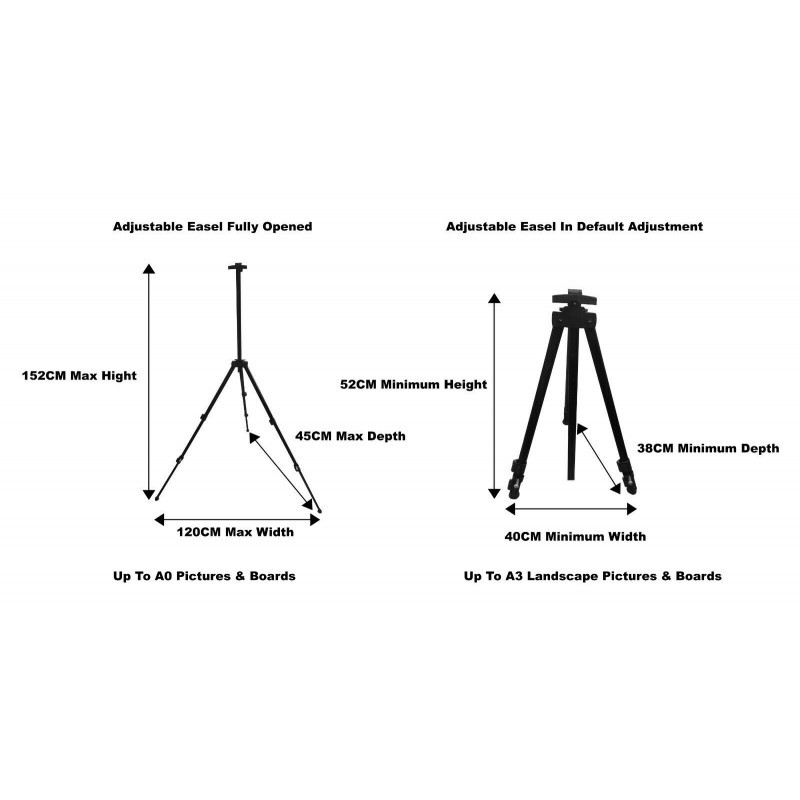Folding display picture stand A1 | Picture Hanging Company UK