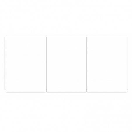 A4 Triple Acrylic Pocket Ceiling Kit | Picture Hanging Company UK