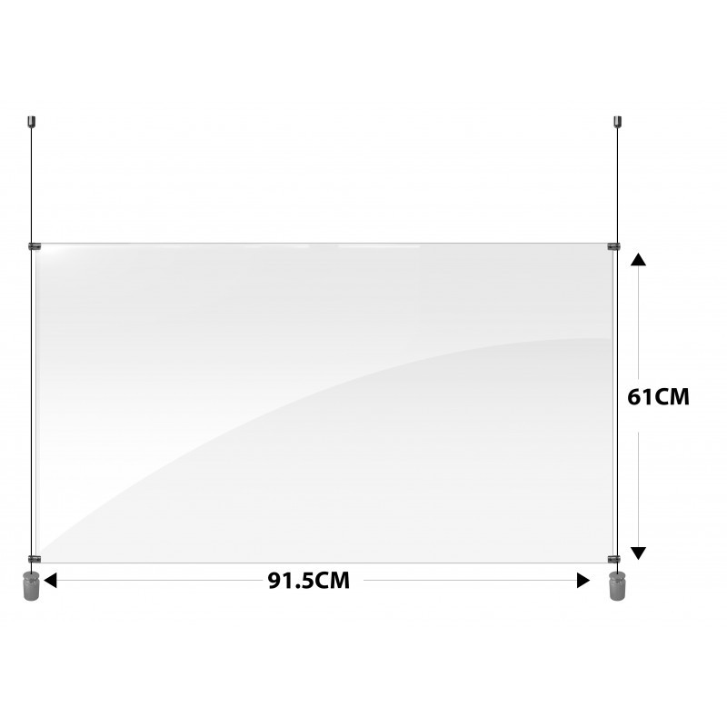 Sneeze Guard Screen Barrier | Picture Hanging Company UK