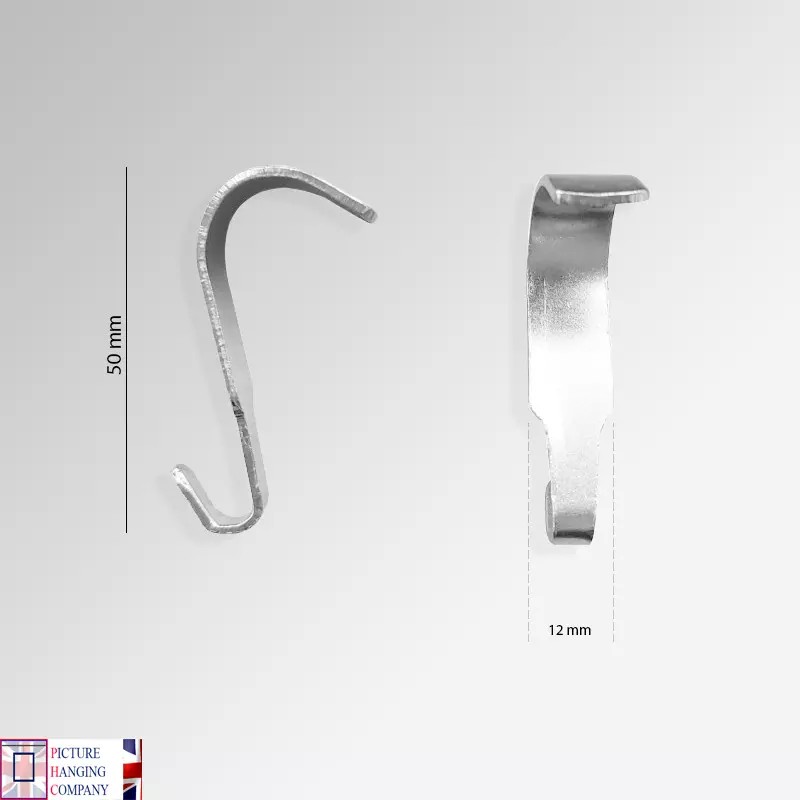 Poster Hanging Kit with Moulding Hooks Clear Black White A4,A3,A2,A1,A0 ...