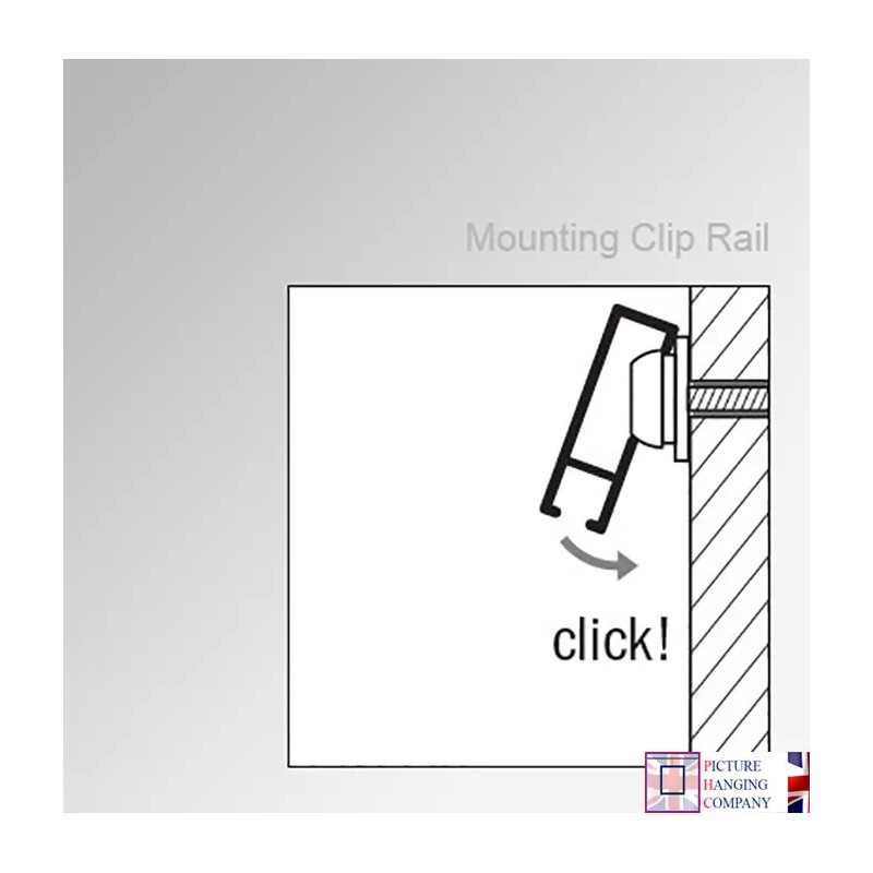 Cliprail Mounting Clip Brass & Nylon | PHC UK