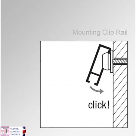 Clip Rail Straight Connector Brass | PHC UK